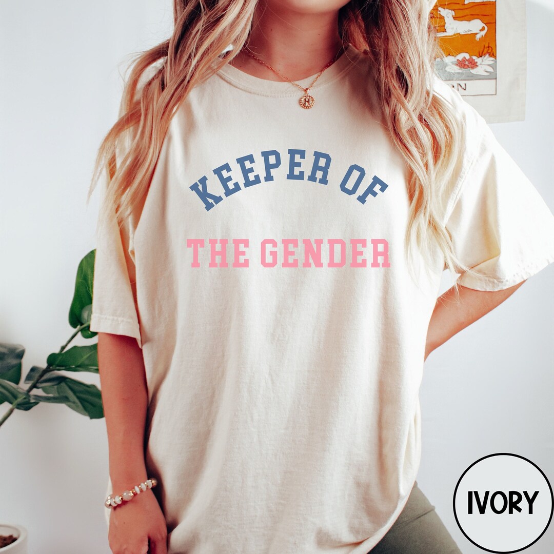 Keeper of the Gender Shirt Gender Keeper Shirt Auntie Gender Reveal ...