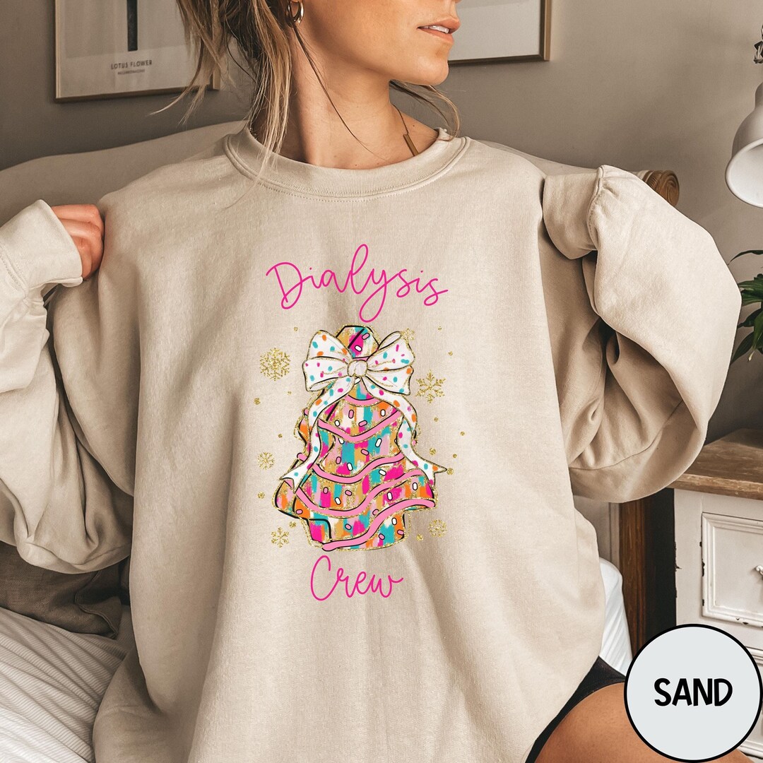 Christmas Dialysis Nurse Sweatshirt Nephrology Nurse Dialysis Squad ...