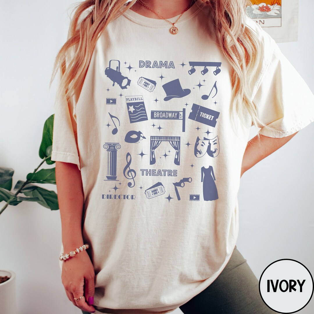 Theatre Shirt Theatre Musical Shirt Musical Theater Broadway Gifts ...