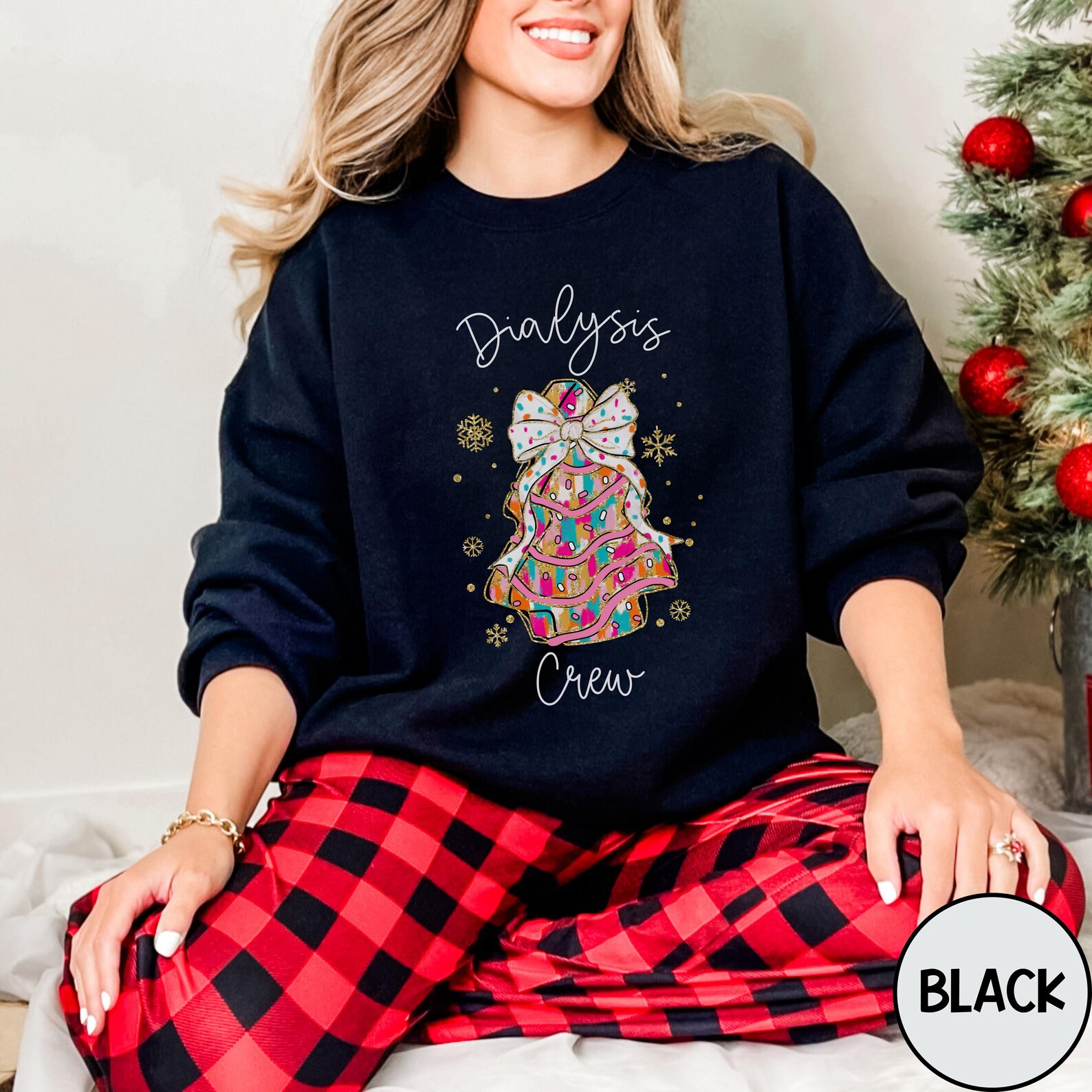 Christmas Dialysis Nurse Sweatshirt Nephrology Nurse Dialysis Squad ...