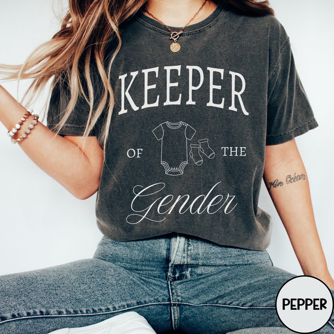 Keeper of the Gender Shirt Gender Reveal Party Shirts Keeper Gender ...