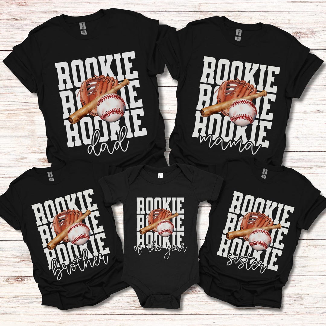 Custom Baseball Family Shirts, Matching Family Baseball Birthday Shirt ...