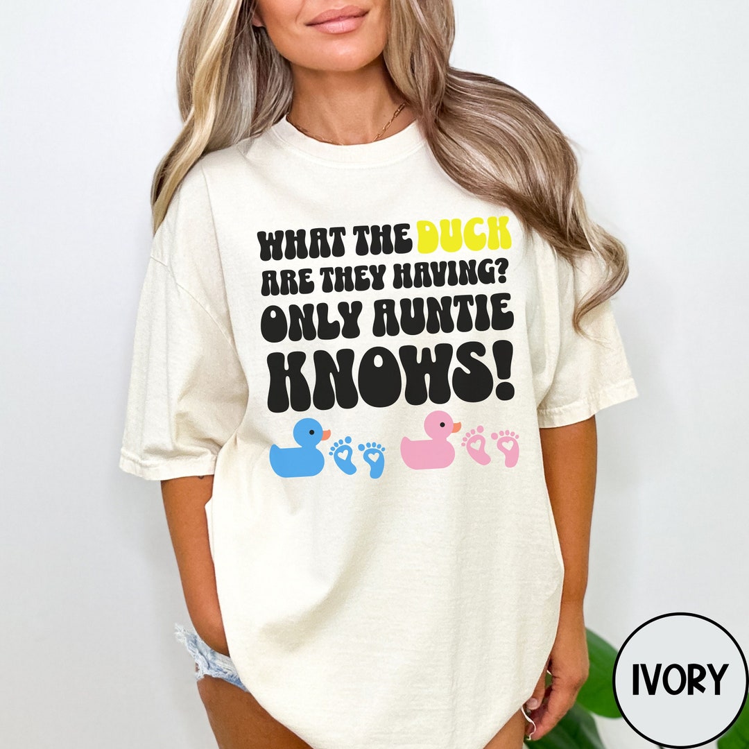 Custom Duck Gender Reveal Party Shirts Duck Baby Shower Keeper of the ...
