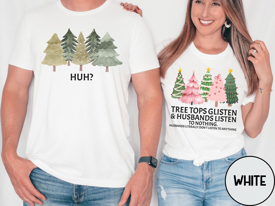 Funny Couples Ugly Shirts Couples Christmas T-shirts Funny Christmas ...