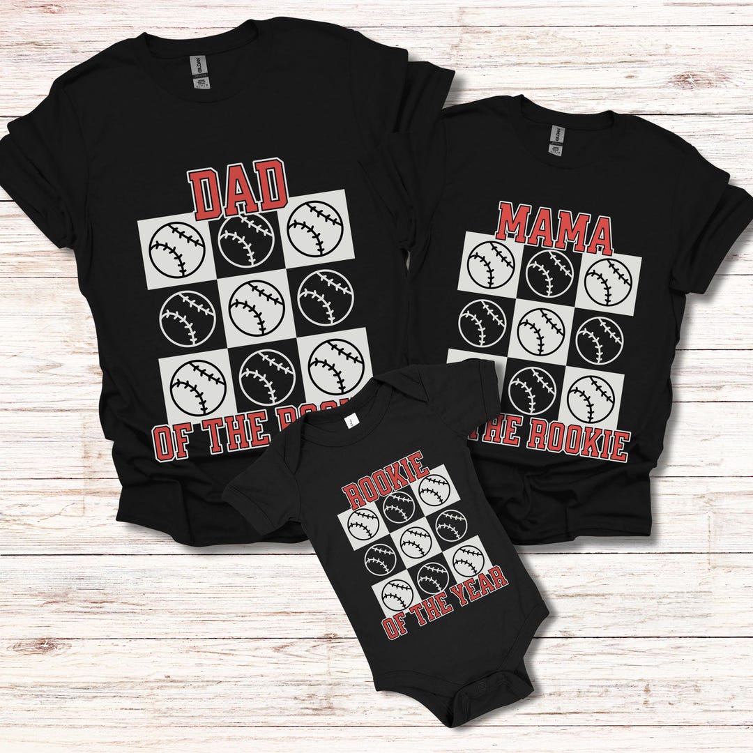 Custom Baseball Family Shirts, Matching Family Baseball Birthday Shirt ...