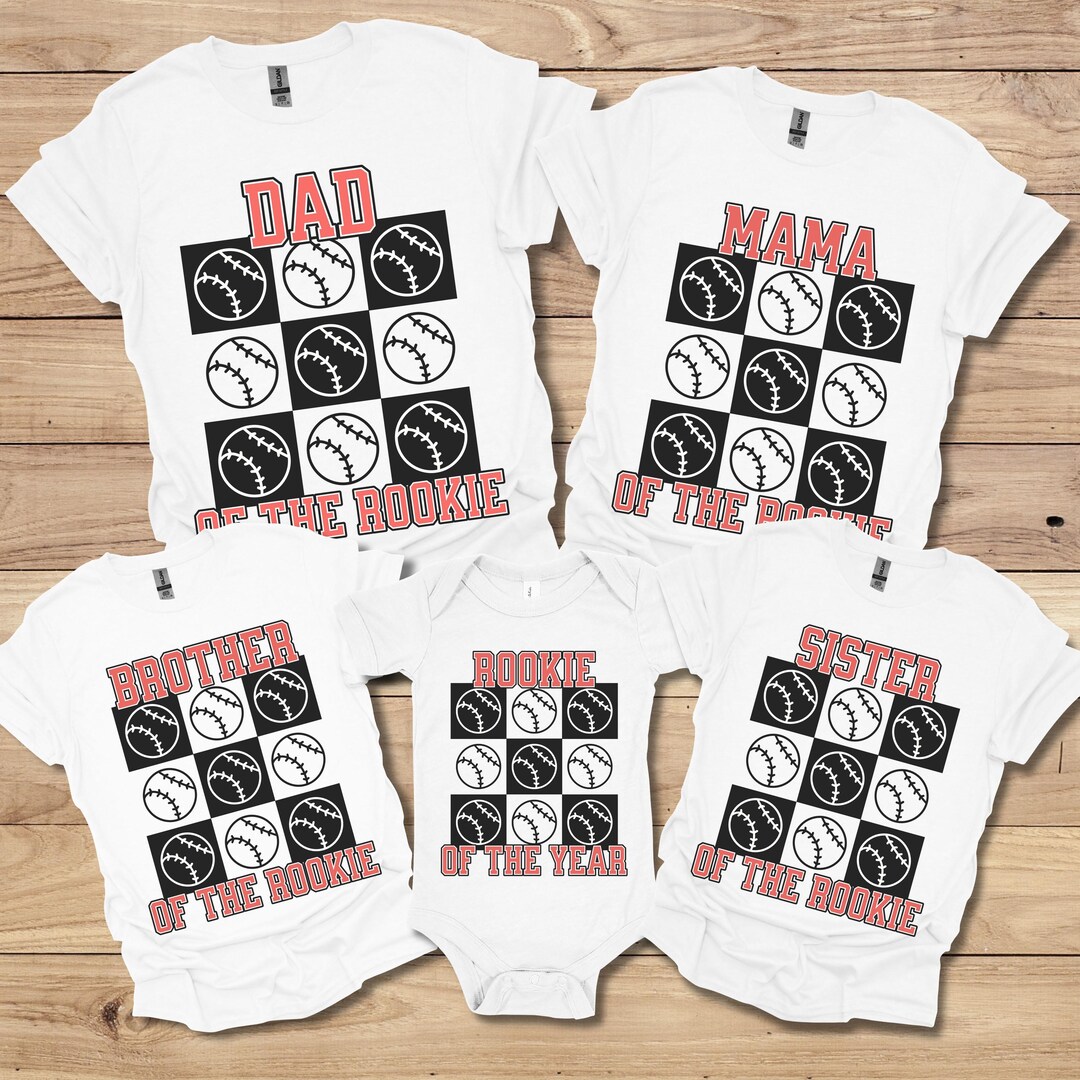Custom Baseball Family Shirts, Matching Family Baseball Birthday Shirt ...