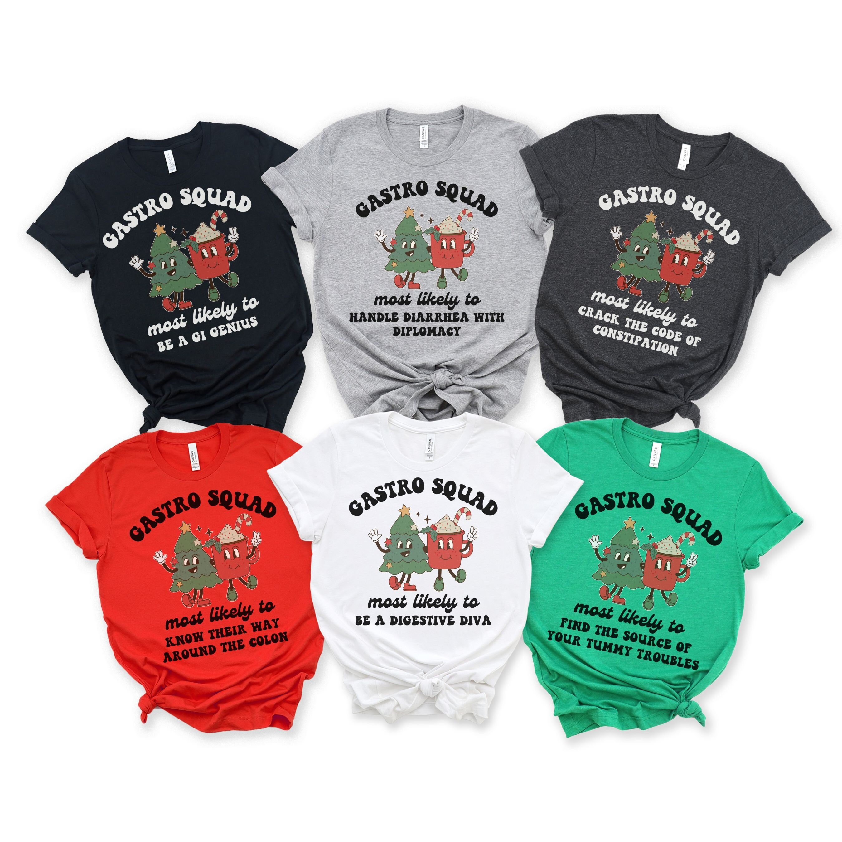 Gastro Squad Shirt, Gastro Nurse Christmas Shirts, Gastro Crew Shirt ...