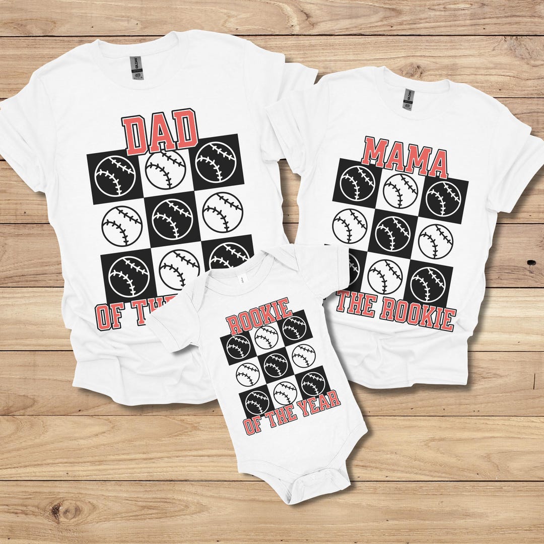 Custom Baseball Family Shirts, Matching Family Baseball Birthday Shirt ...