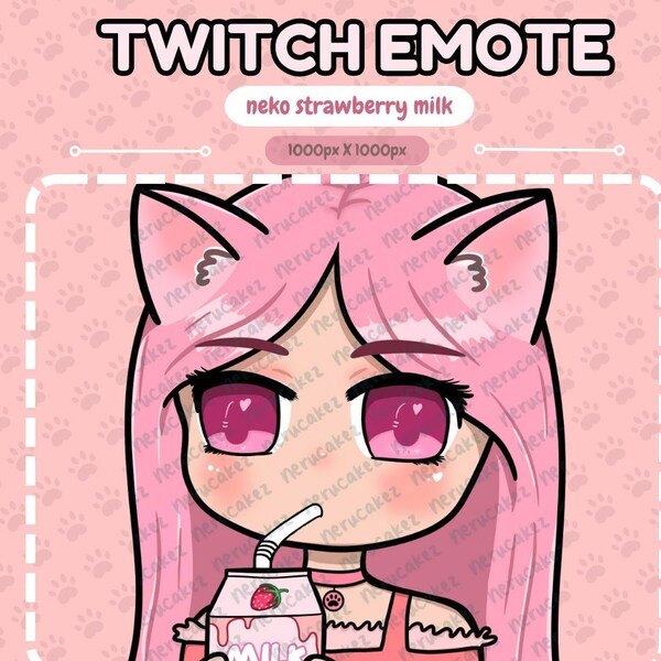 Cat Ears Emote Twitch - Etsy