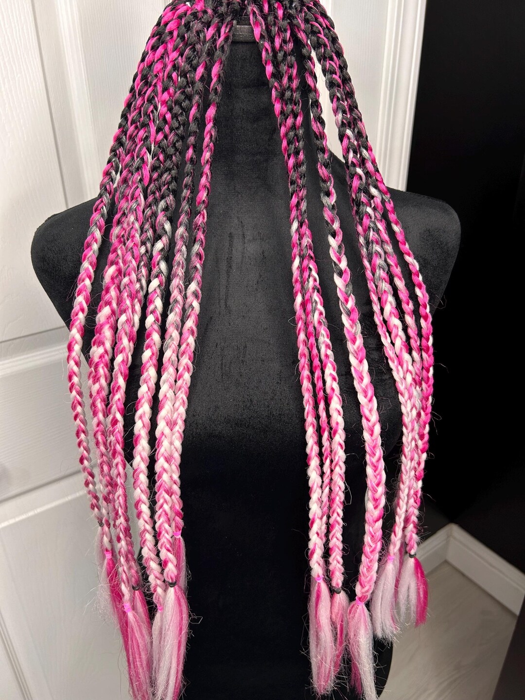 Festival Hair Extensions for Rave Hair, Bubble Braids, and Pigtails ...