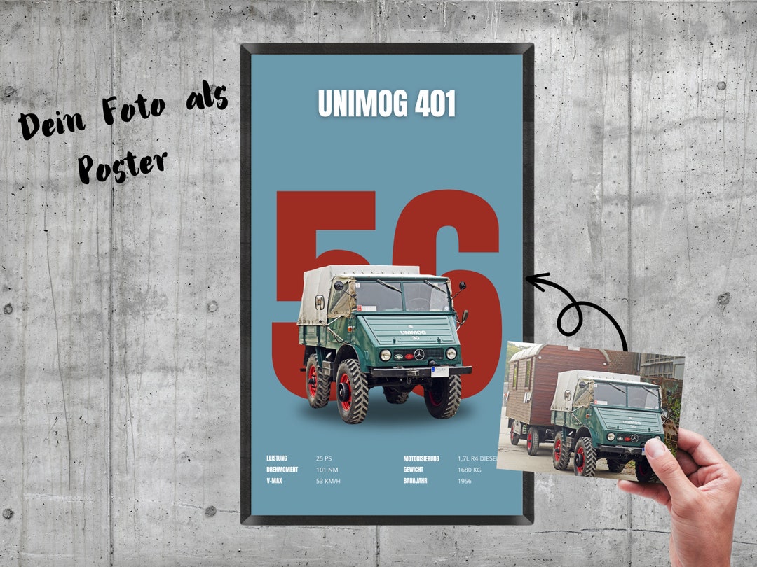 Personalized Picture of Your Unimog Personalized Gift for Unimogs ...