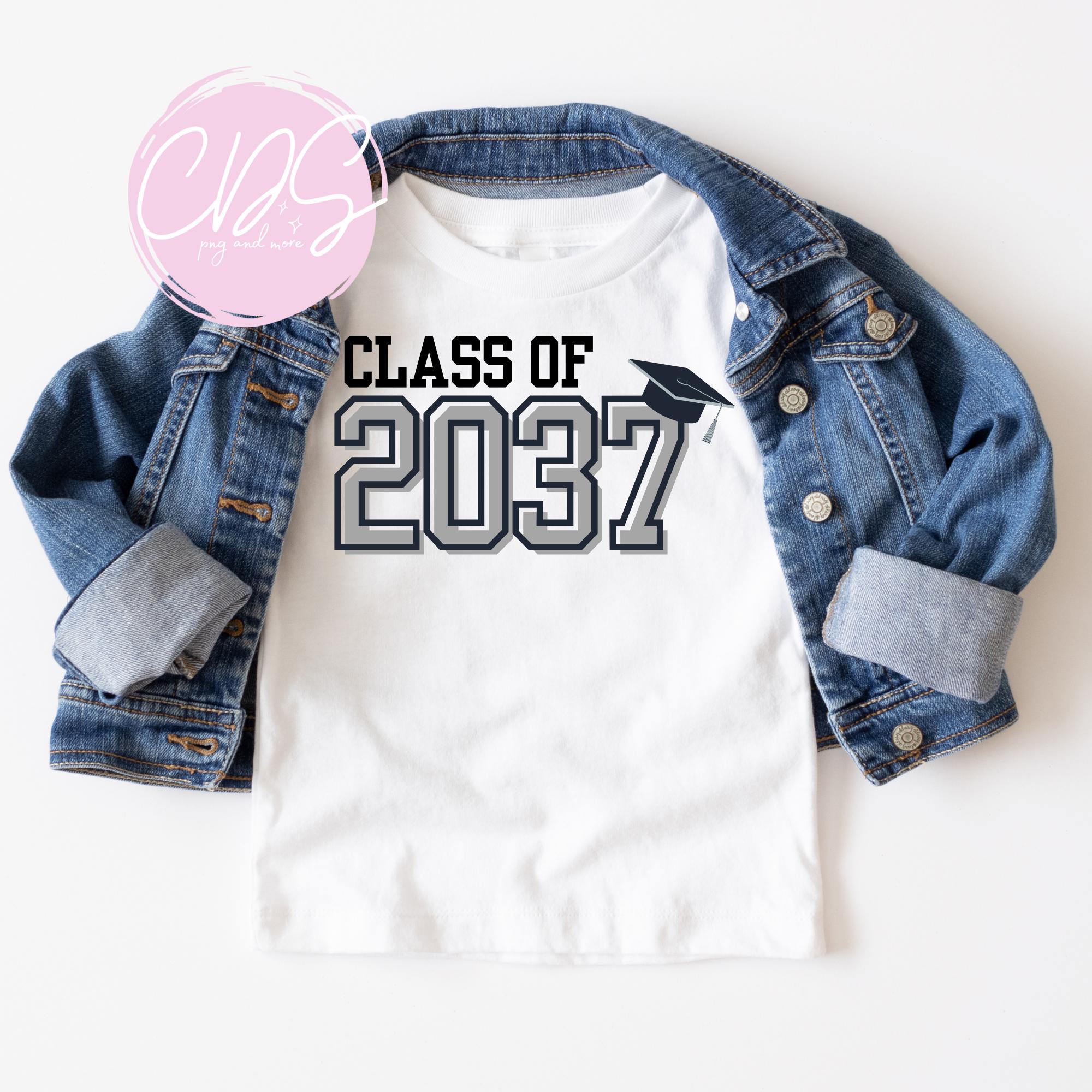 Class of 2037 | PNG | Graduation Year | Kinder Graduation | Kinder Gift ...