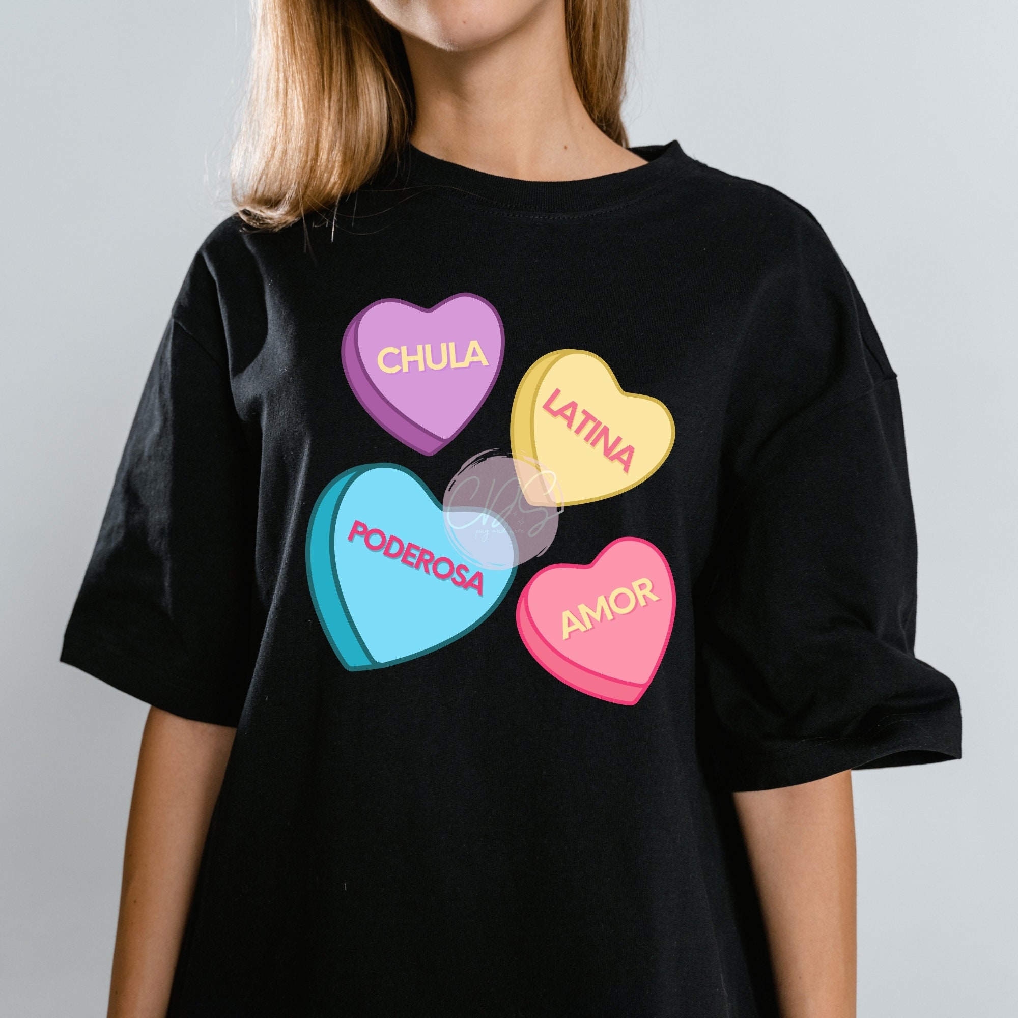 Spanish Candy Hearts PNG Only Valentine Day Png Chula Png Poderosa Png ...