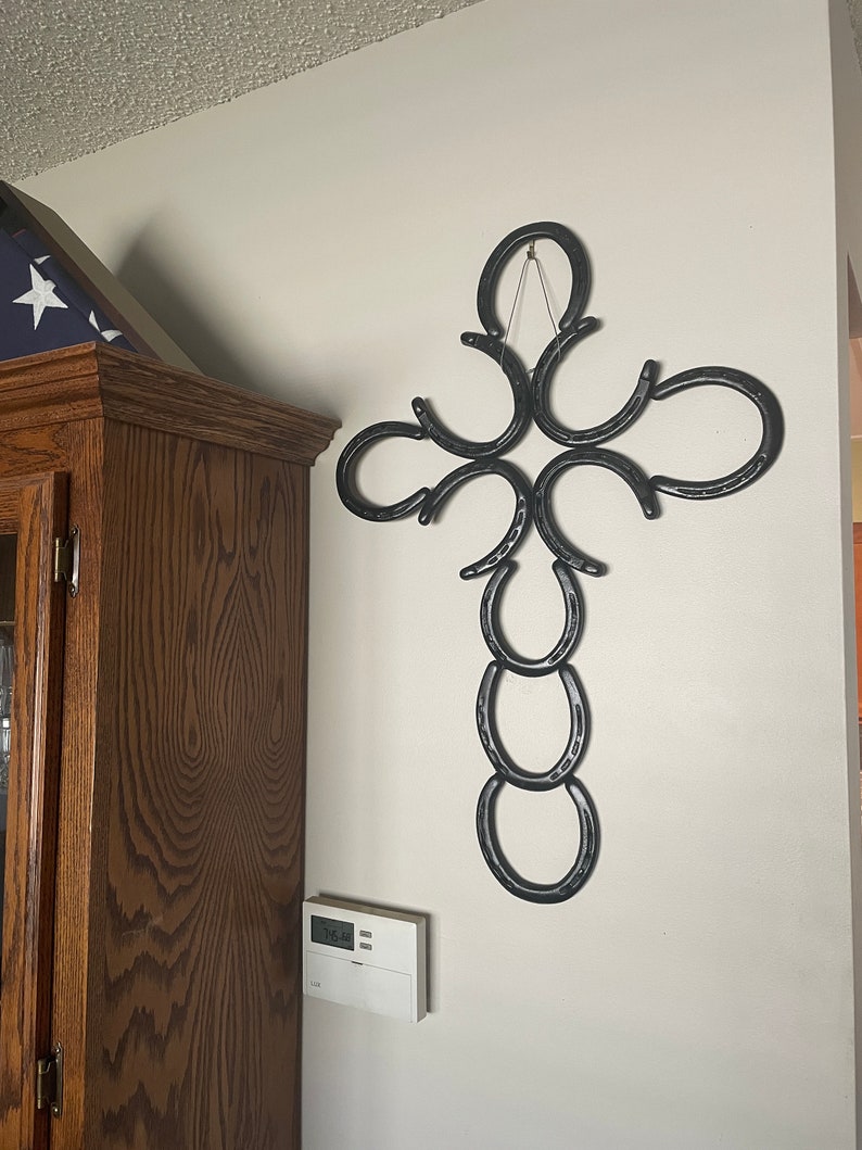Horseshoe Cross - Etsy