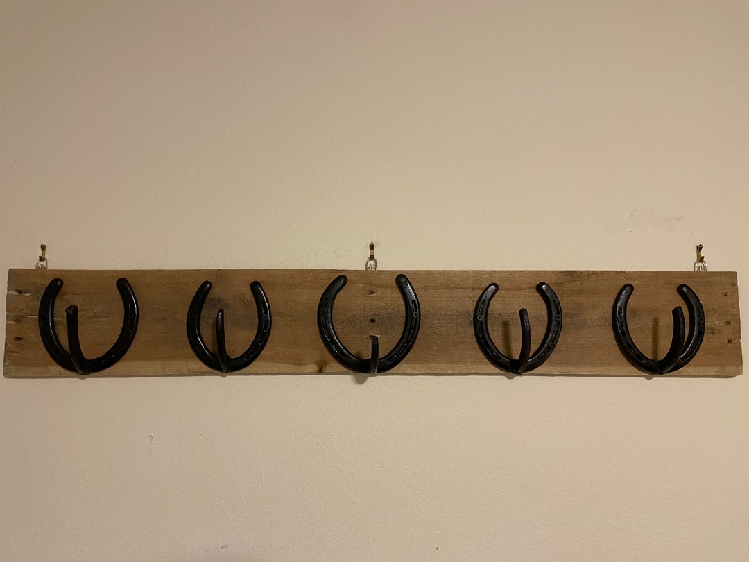 Horseshoe Coat Rack - Etsy