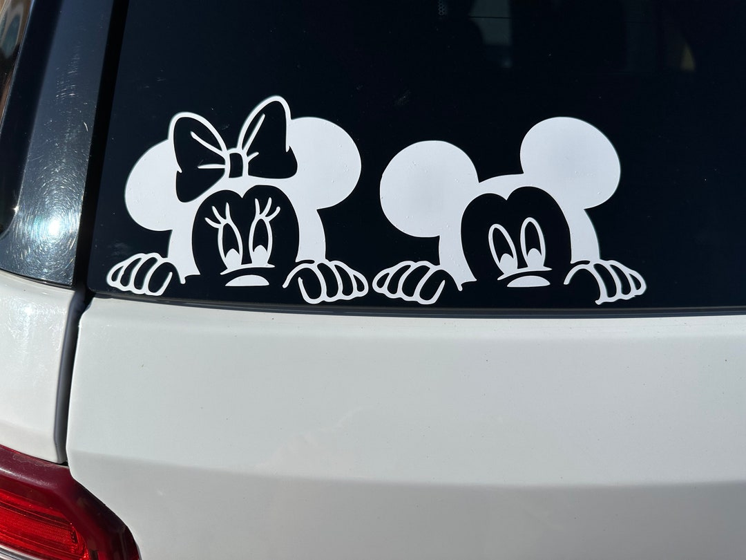 Mickey Minnie Mouse Decal - Etsy