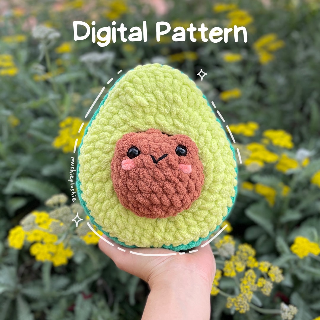 Frogocado Crochet Pattern - Frog Avocado - Etsy