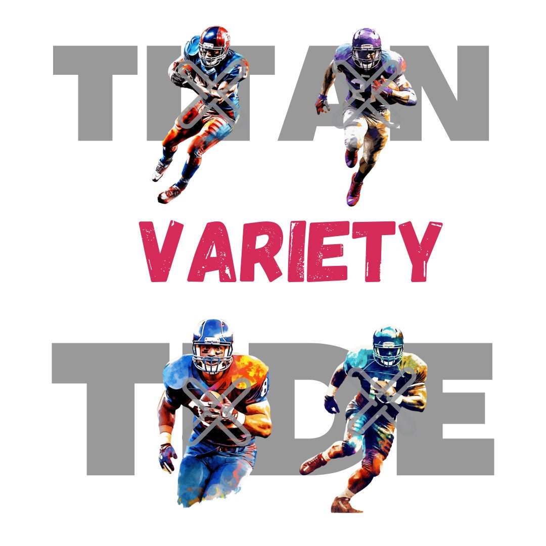 Football Watercolor Clipart 20 Pack Bundle - Etsy