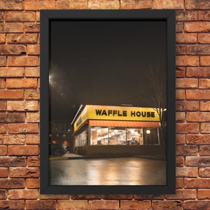 Waffle House High Quality Framed Wall Decor Print - Etsy