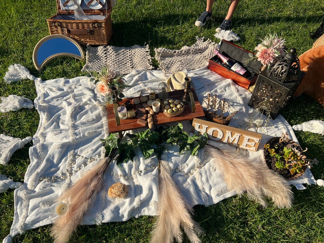 Luxury Boho Picnic Setup for Hire 3 Hr - Etsy