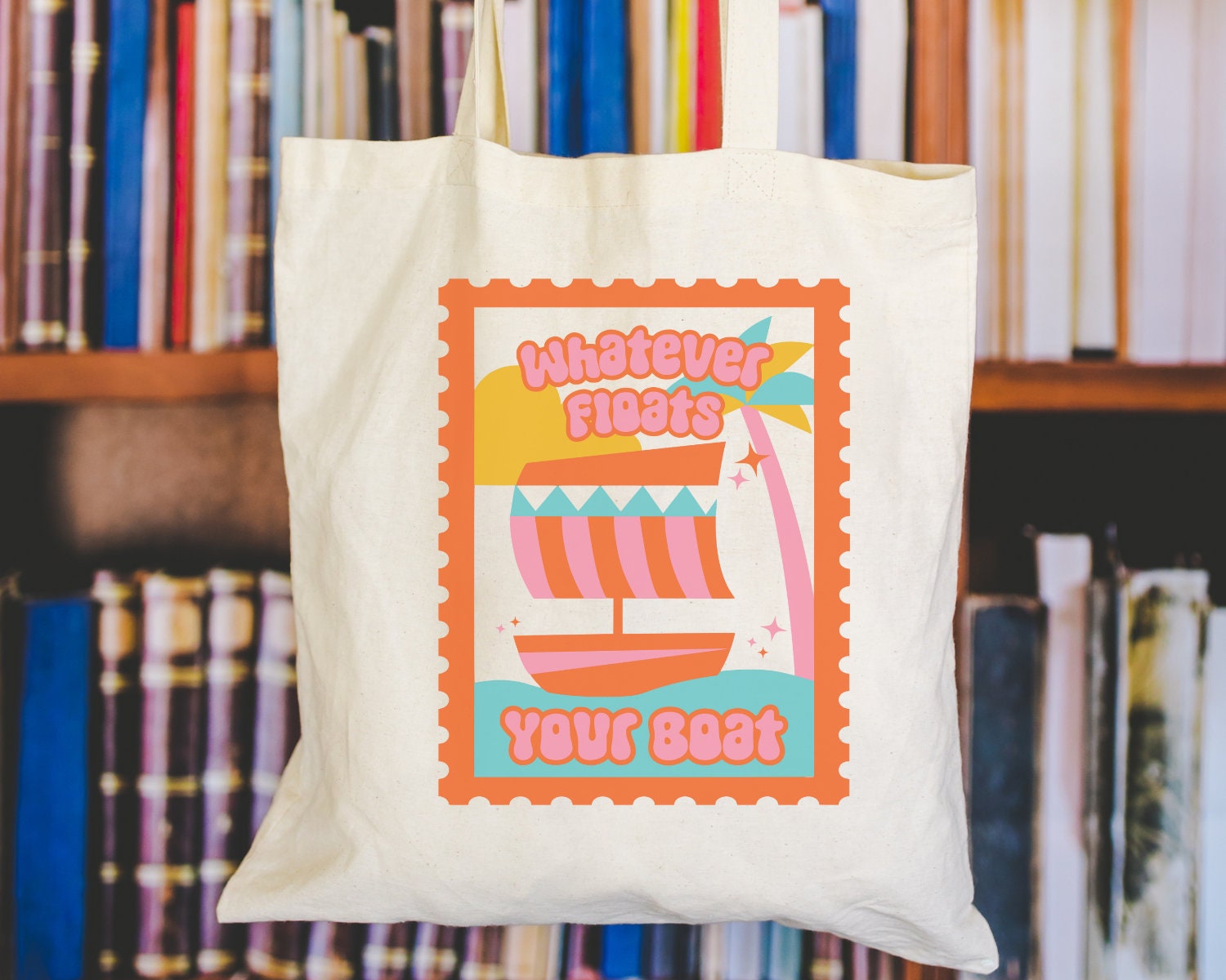 Whatever Floats Your Boat, SVG PNG File, Trendy Lake Life Boat Retro ...