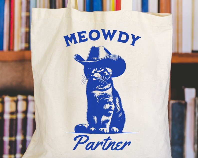 Meowdy Partner PNG SVG Sublimation Design Download, Funny Retro Vintage ...
