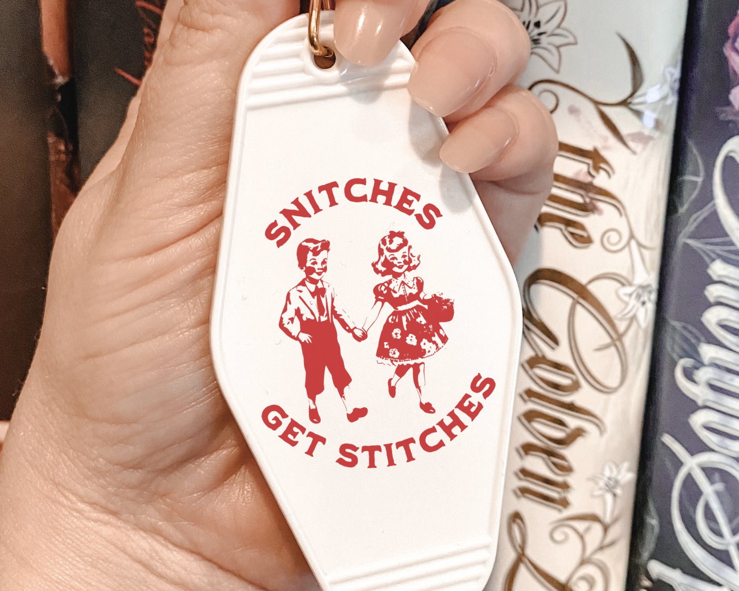 Snitches Get Stitches, SVG PNG File, Trendy Vintage Retro Children ...