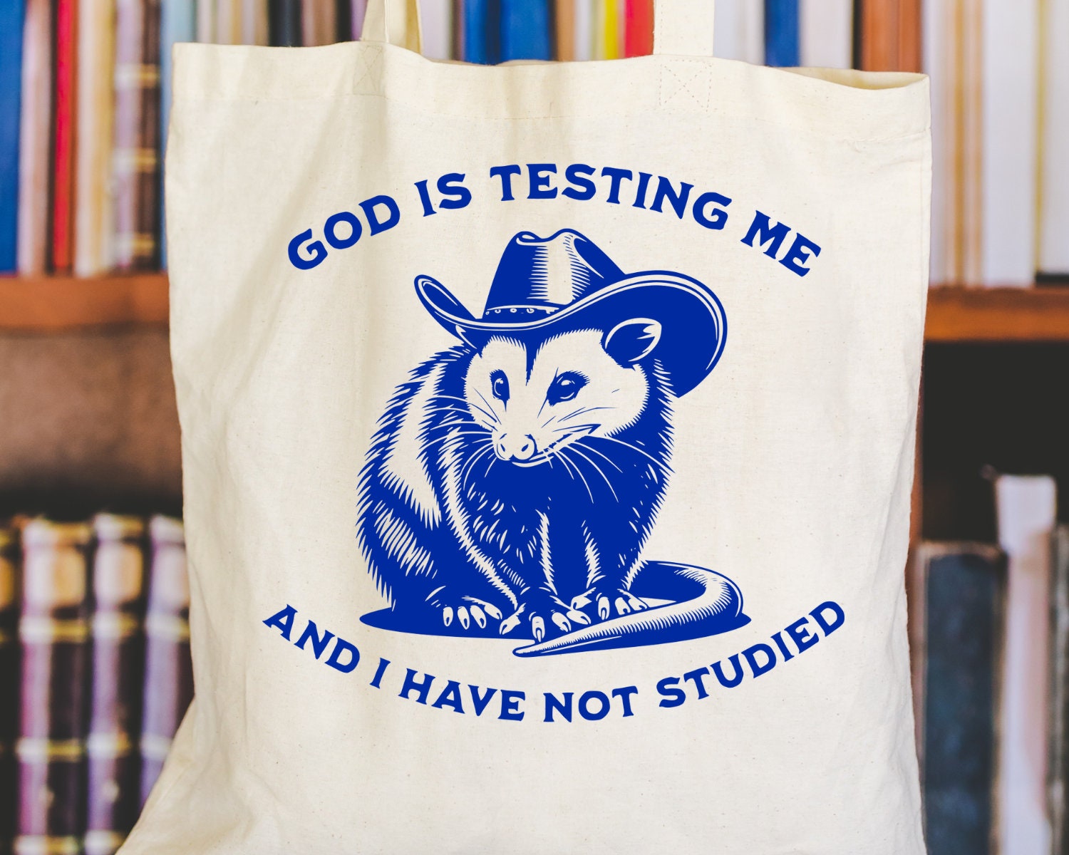 God is Testing Me Opossum PNG SVG Sublimation Design Download, Funny ...