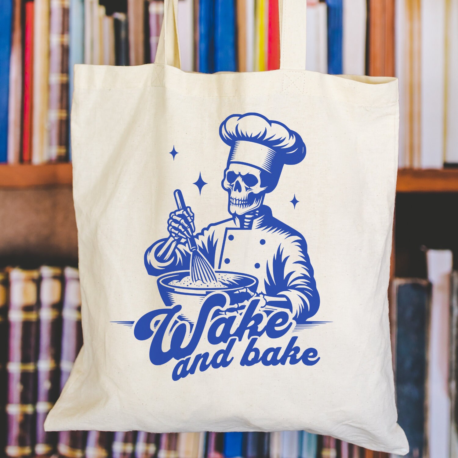 Wake and Bake, SVG PNG File, Trendy Vintage Skeleton Funny Baking Retro ...