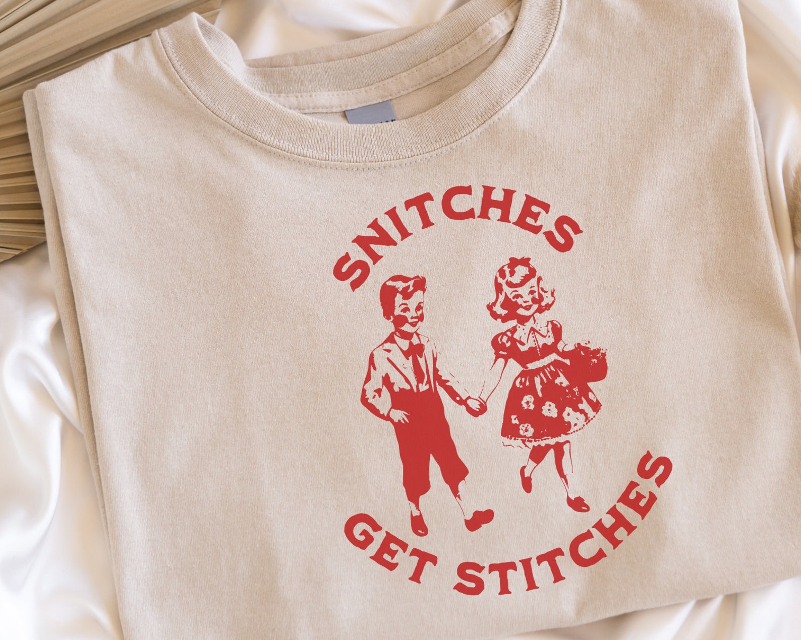 Snitches Get Stitches, SVG PNG File, Trendy Vintage Retro Children ...
