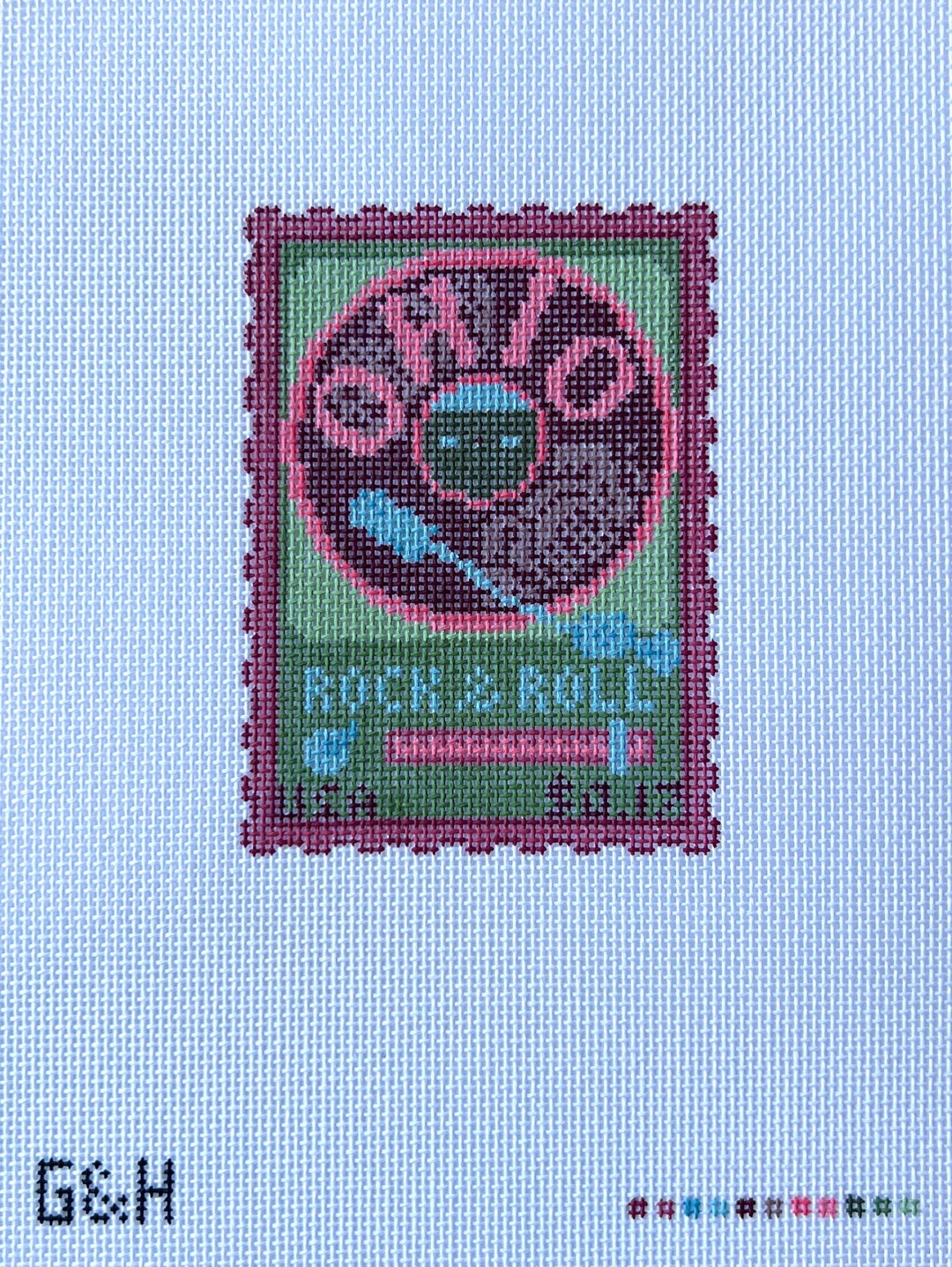 Ohio Postage Stamp Needlepoint Canvas - Etsy
