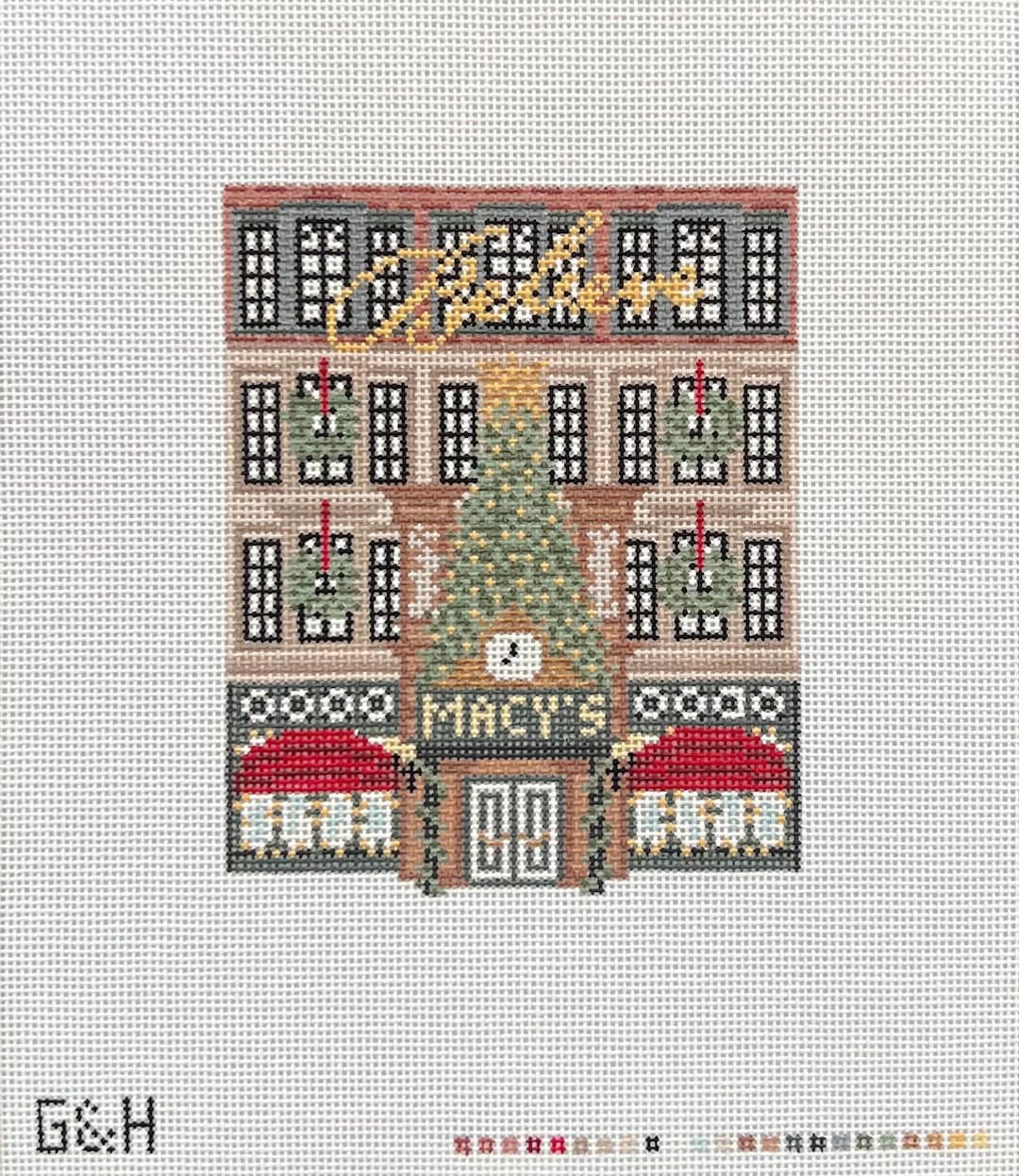 Macy’s Needlepoint Canvas - Holiday Collection - Etsy