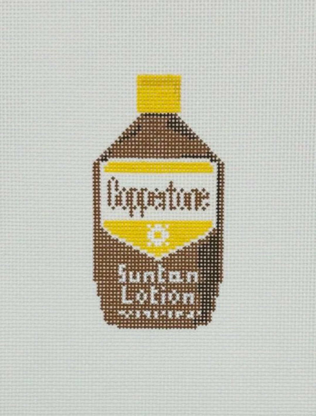 Coppertone Lotion Needlepoint Canvas - Etsy