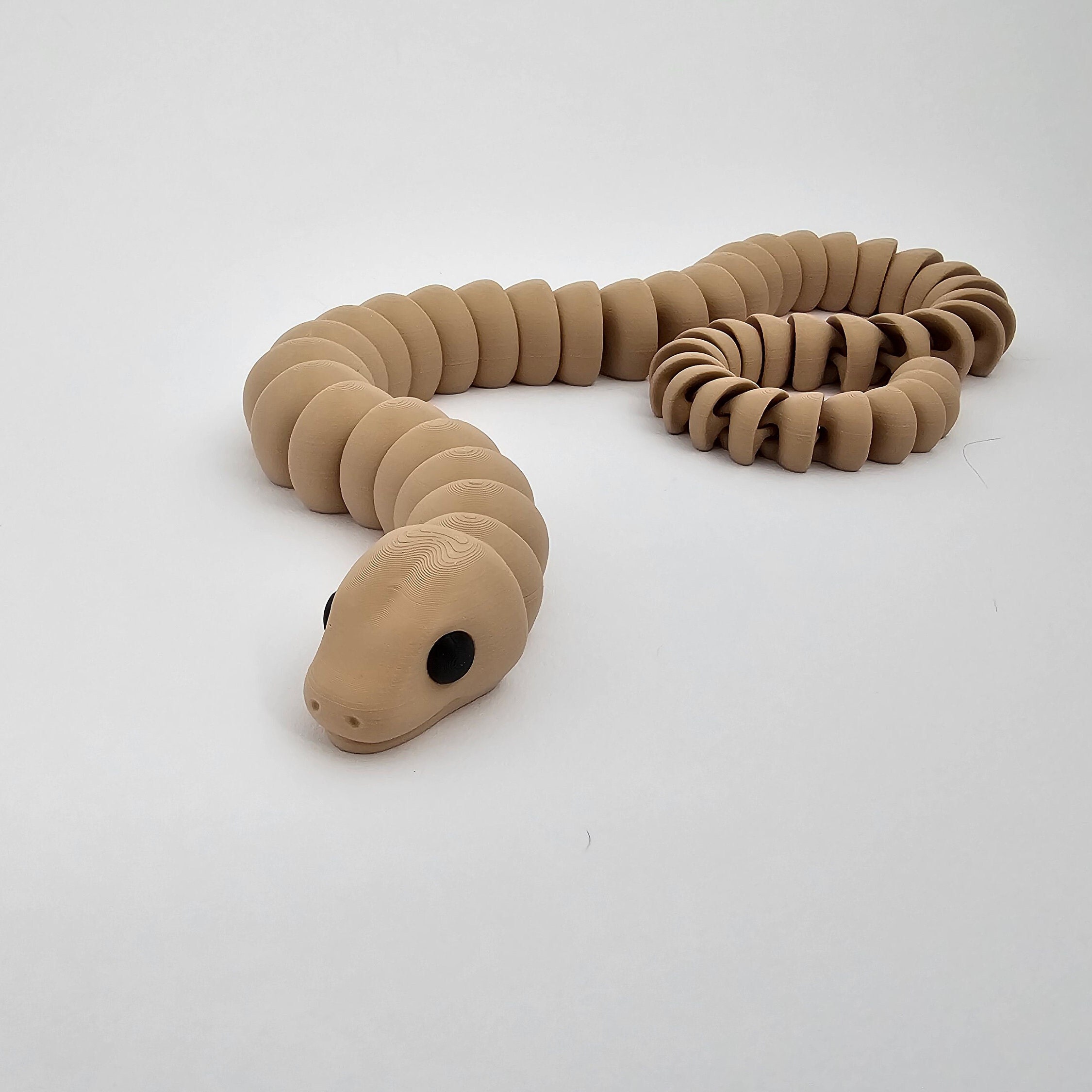 Zou Articulated Snake, 3D Printed Articulated, Designed by ZOU3D - Etsy