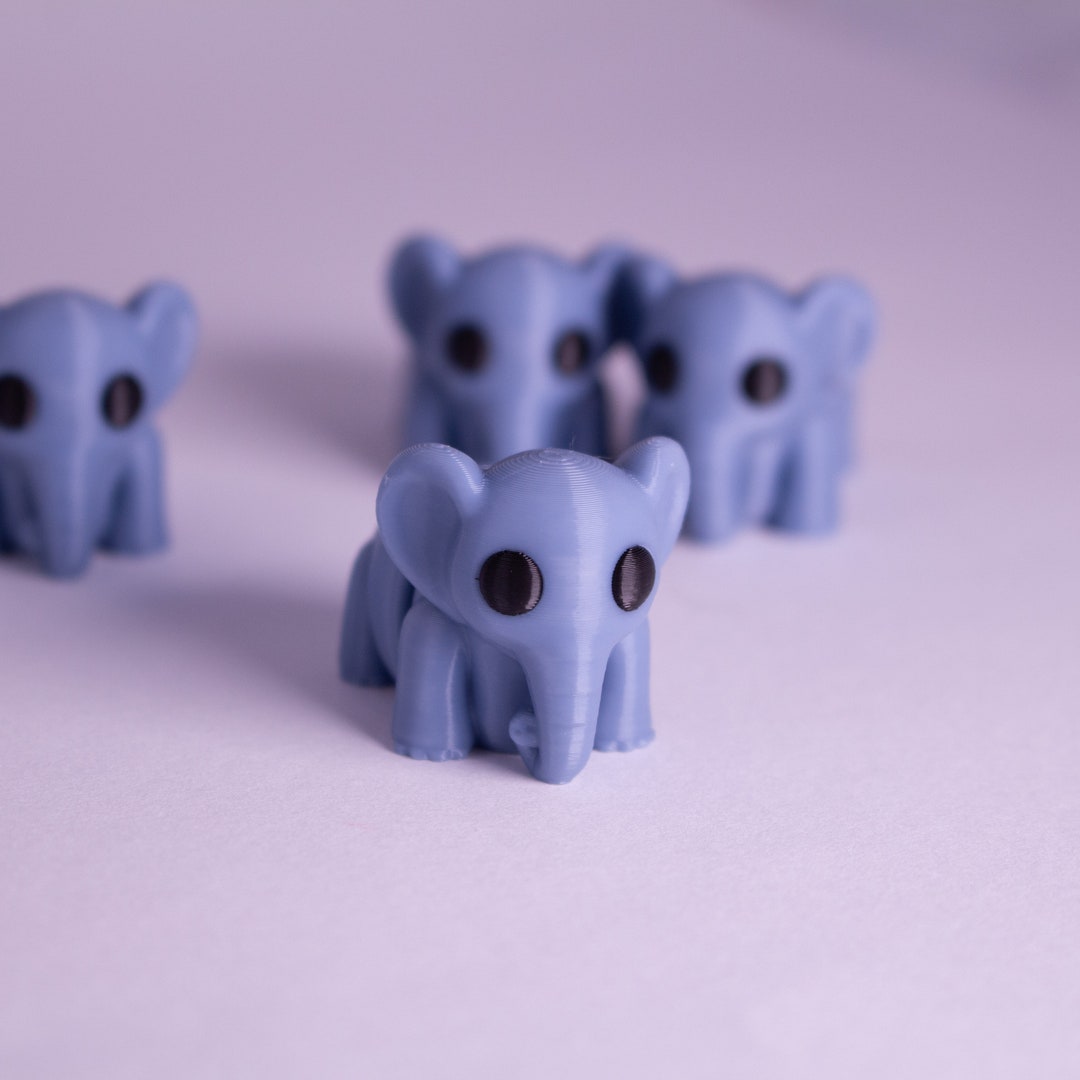 Tiny Elephant Articulated 3D Printed - ZOU3D Articulated Elephant Model ...