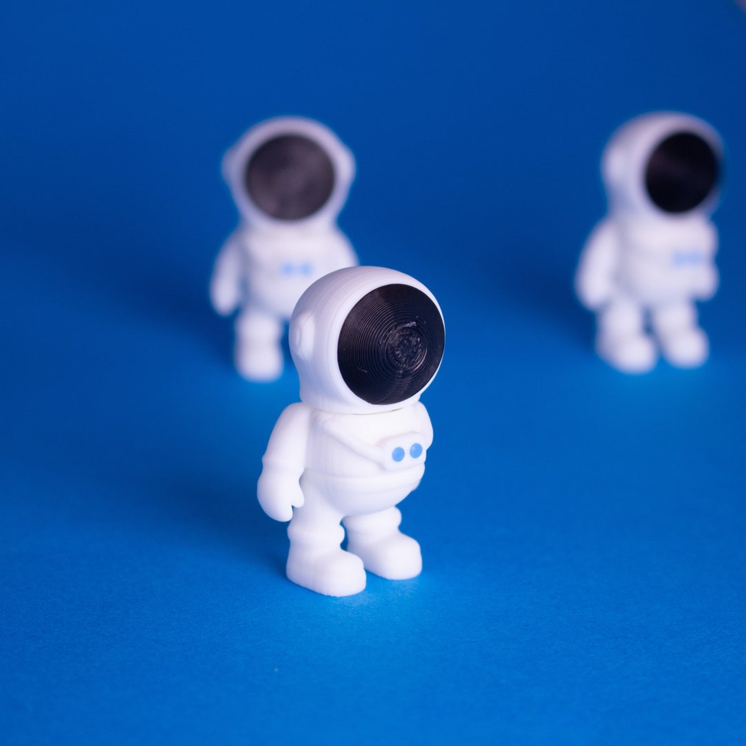 Tiny Astronaut Articulated 3D Printed - ZOU3D Articulated Model - Etsy