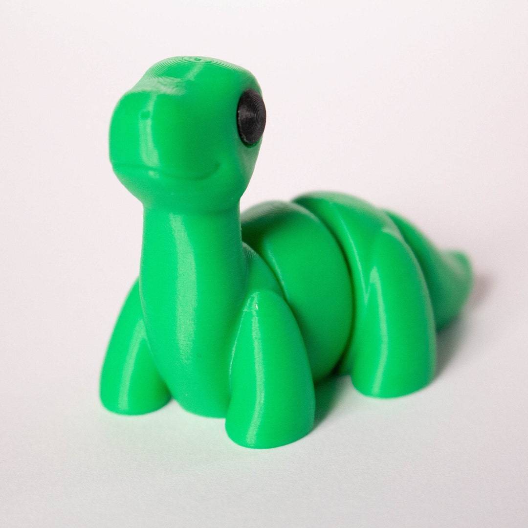 Baby Brontosaurus, Articulated 3D Print, Designed by ZOU3D - Etsy