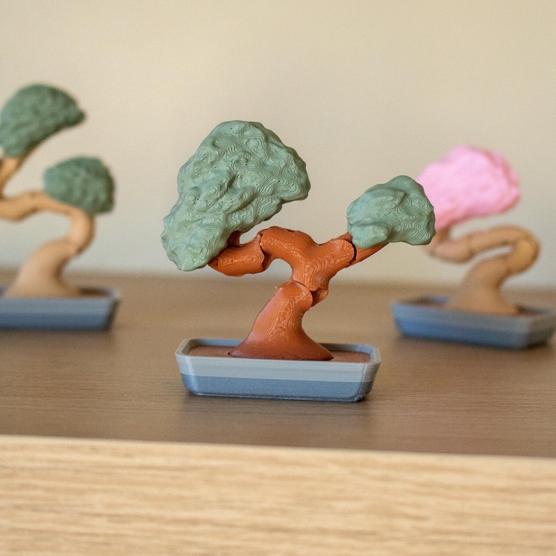 Bendy Bonsai 3D Printed Fidgets - Etsy