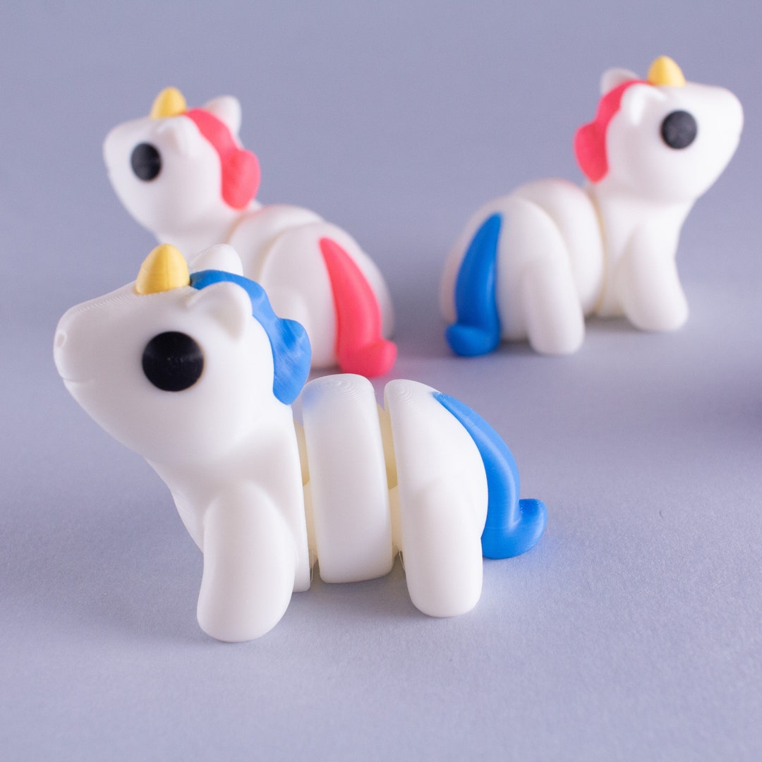 Articulated Unicorn, Articulated 3D Print, Designed by ZOU3D - Etsy