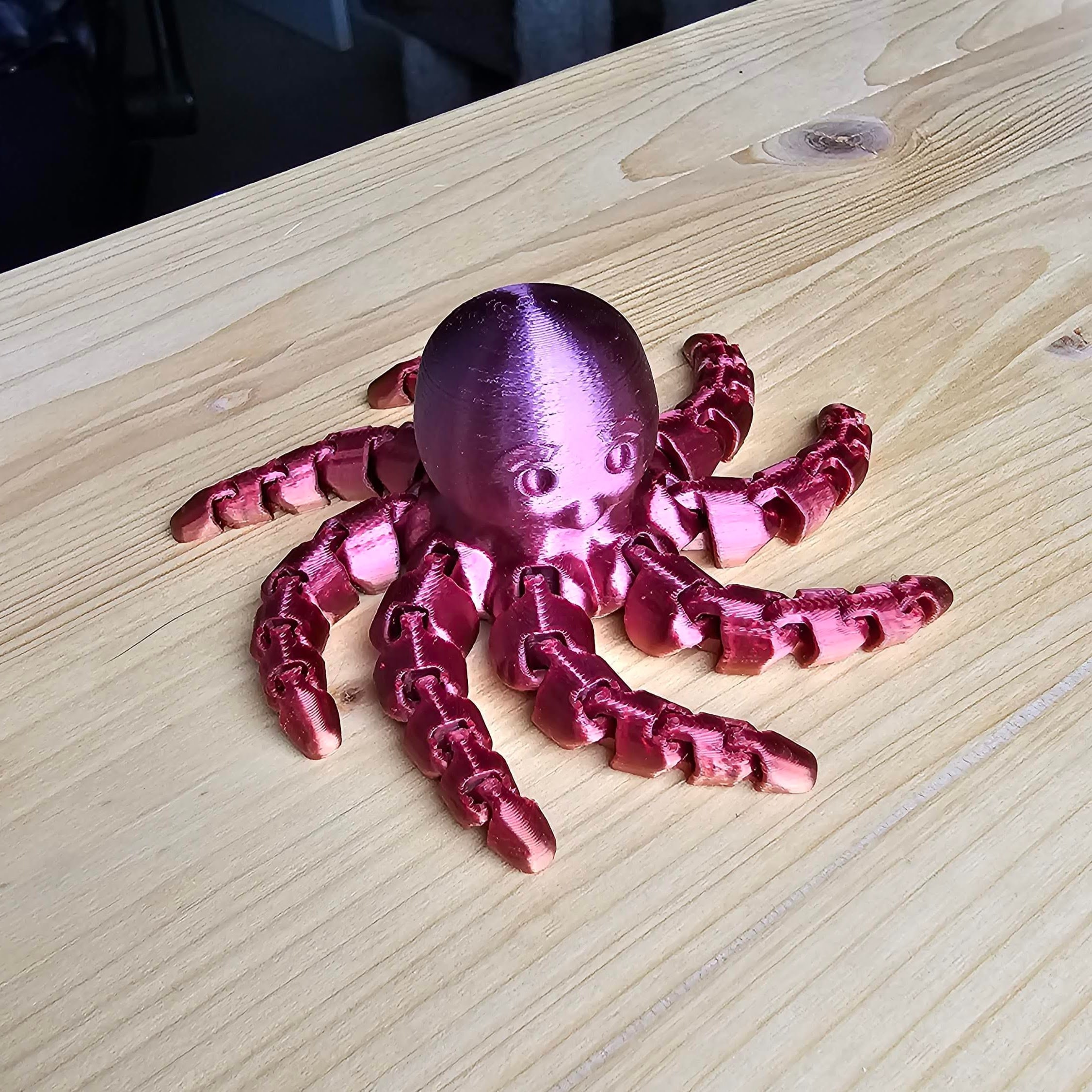 Articulated Octopus 3D Printed Multiple Colors Available - Etsy