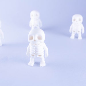 Tiny Articulated Skeleton, 3D Printed, Designed by ZOU3D - Etsy