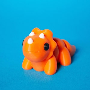 Baby Triceratops Articulated 3D Print, Designed by ZOU3D - Etsy