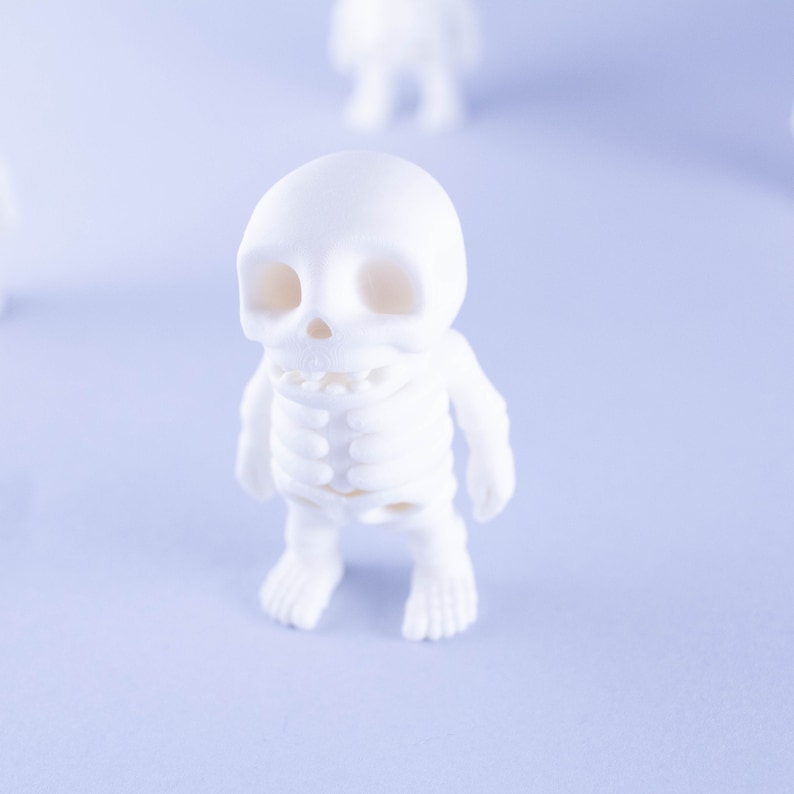 Tiny Articulated Skeleton, 3D Printed, Designed by ZOU3D - Etsy