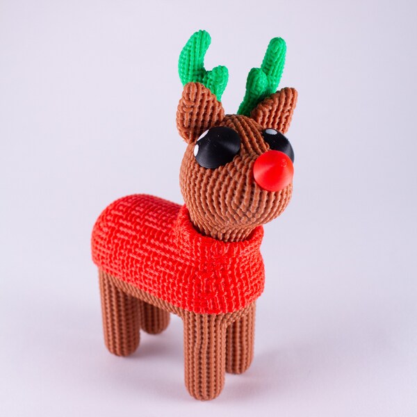 3d Reindeer - Etsy