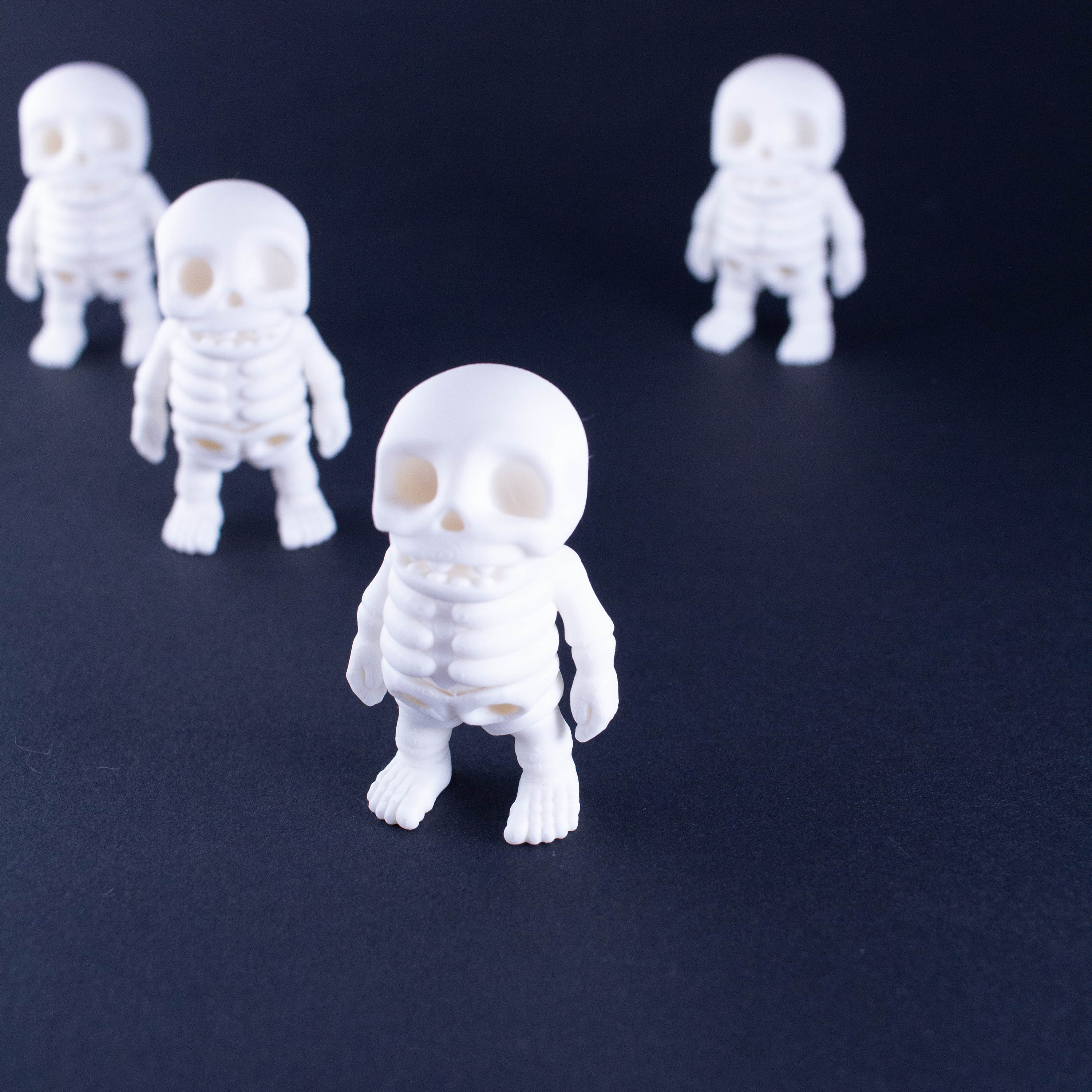 Tiny Articulated Skeleton, 3D Printed, Designed by ZOU3D - Etsy