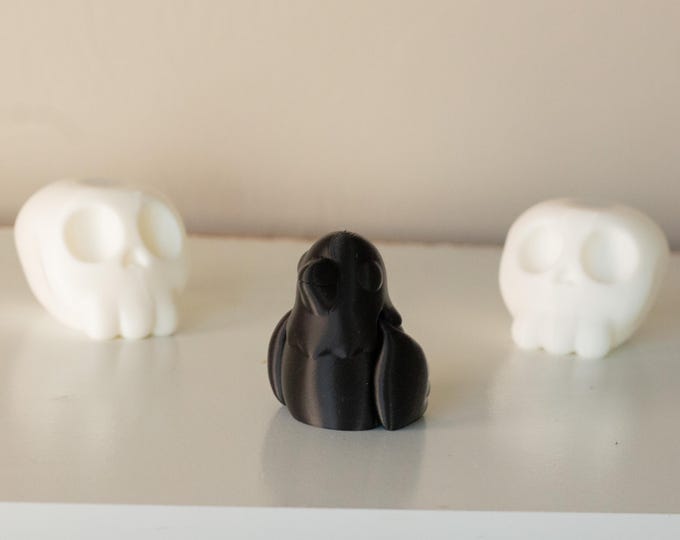 Crow and Skull Magnet Set, 3D Printed, Designed by ZOU3D - Etsy