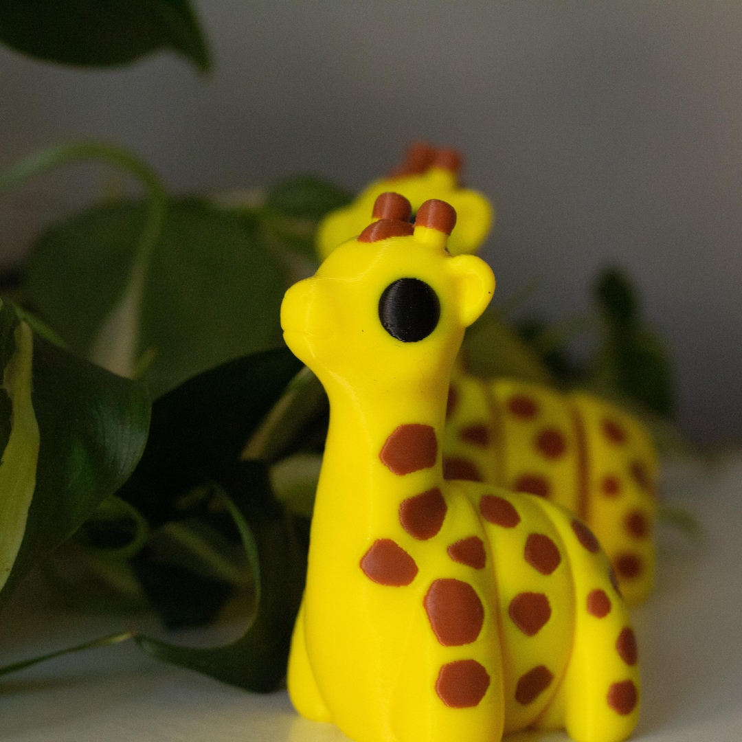 Tiny Giraffe Articulated 3D Printed - ZOU3D Articulated Model - Etsy
