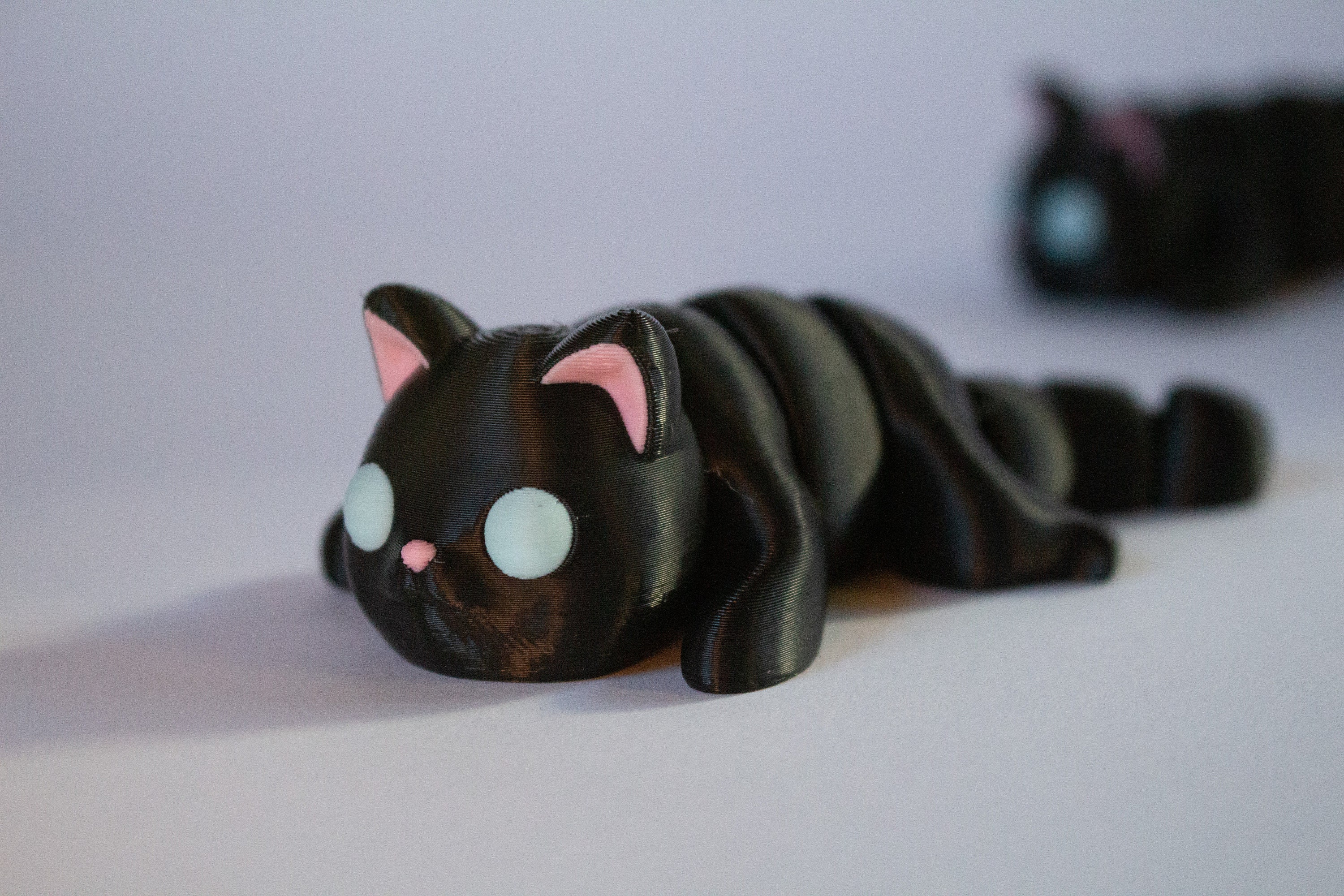 Articulated Tiny Cat, 3D Printed, Multicolor Design, Custom Available ...