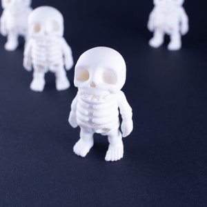Tiny Articulated Skeleton, 3D Printed, Designed by ZOU3D - Etsy