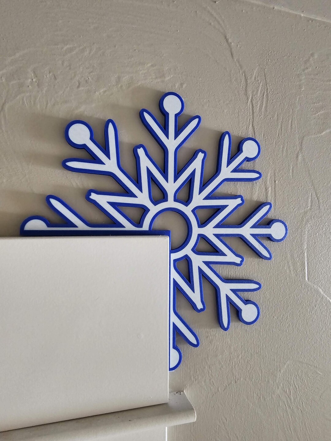 Snowflake 3D Printed Door Frame Corner Decoration - Holiday Decor - Etsy